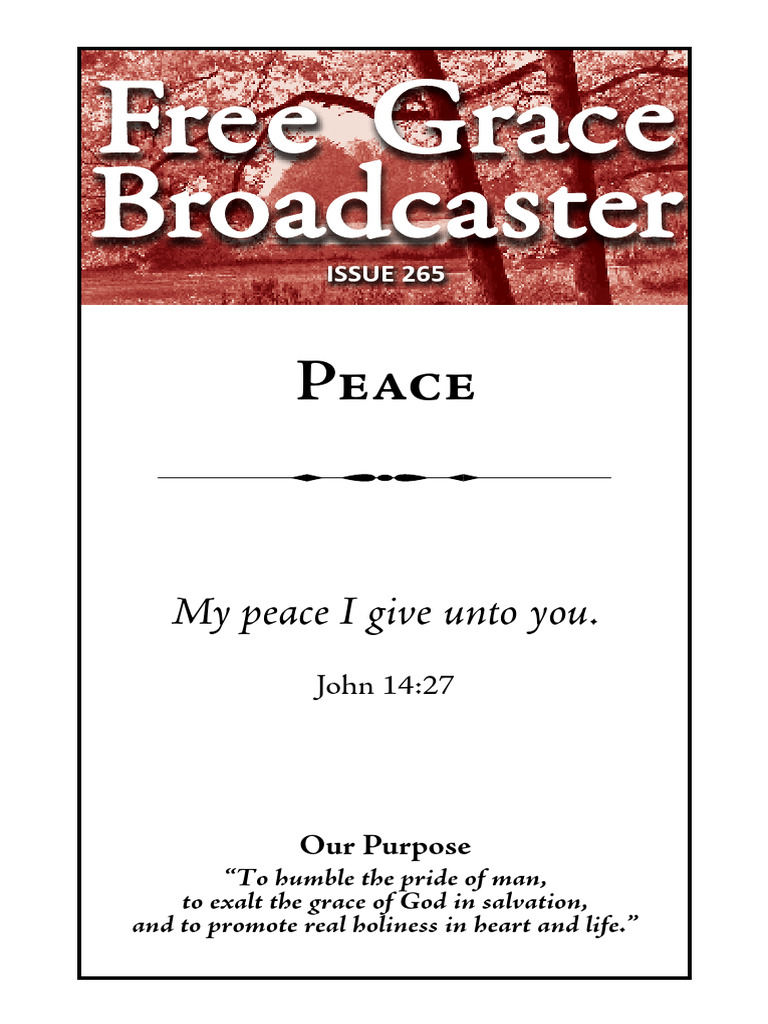 Peace | PDF | Covenant (Biblical) | Jesus