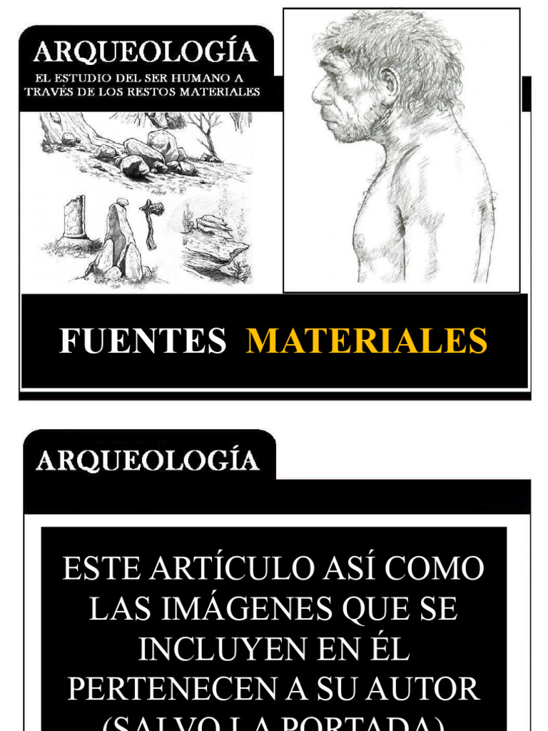 Fuentes: Materiales | PDF | Ciencias sociales