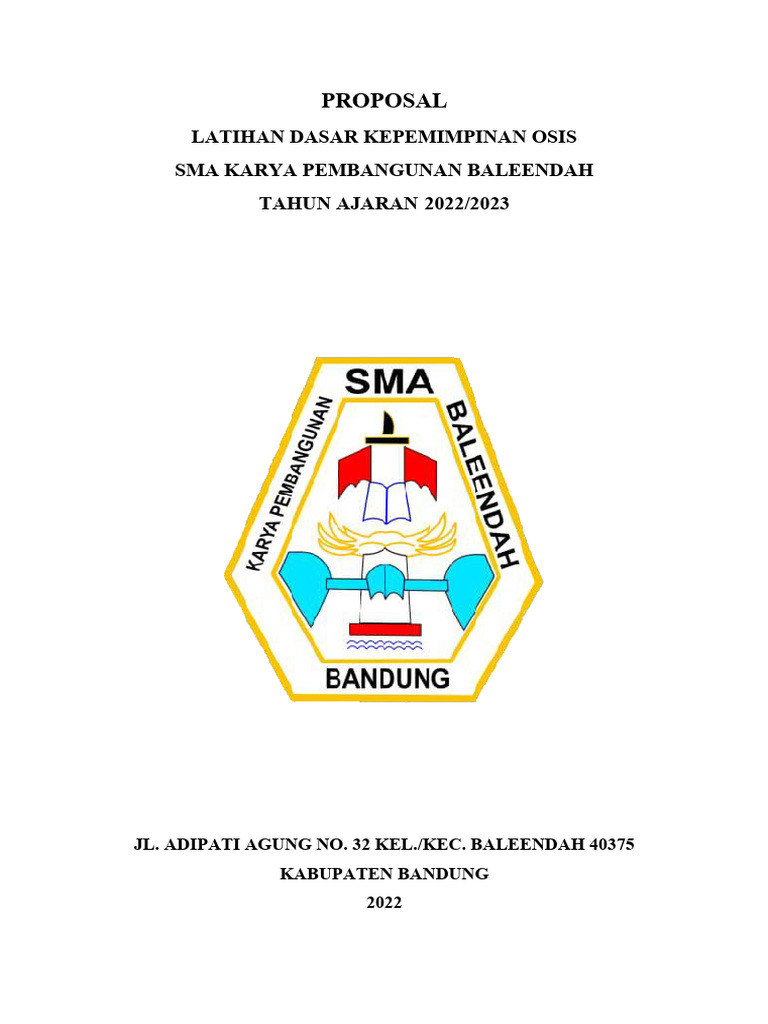Proposal LDK OSIS 2022 - 2023 | PDF