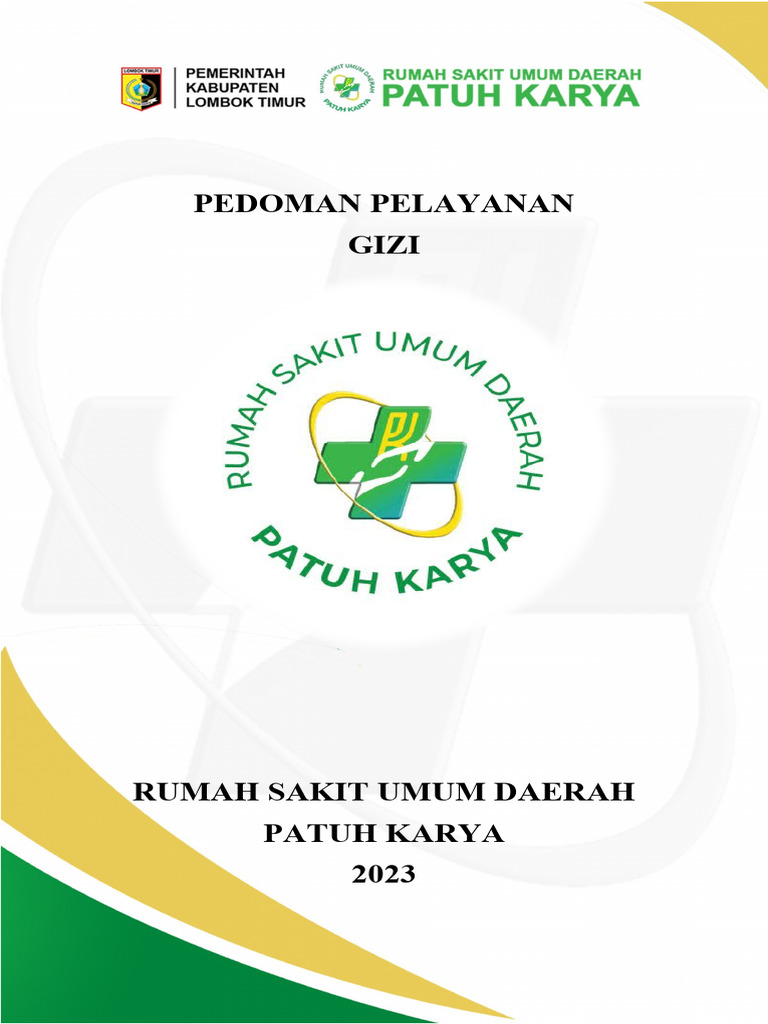 Pedoman Pelayanan Gizi | PDF