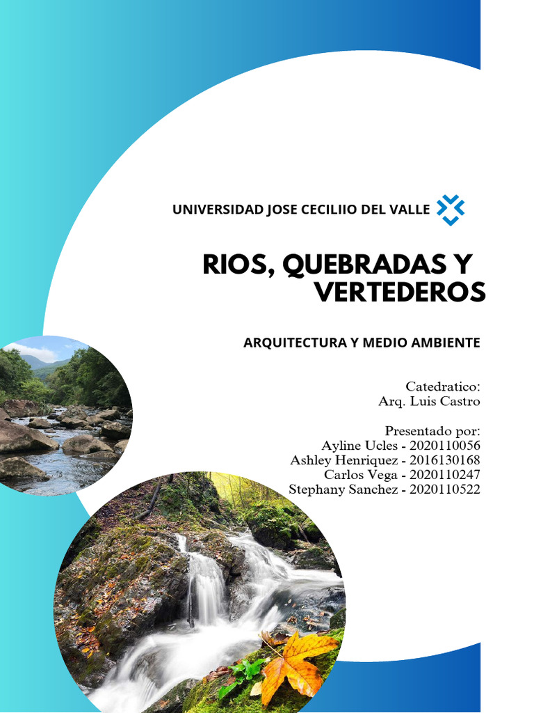 Rios, Quebradas y Vertederos - Guia3 | PDF | Sustentabilidad | Honduras