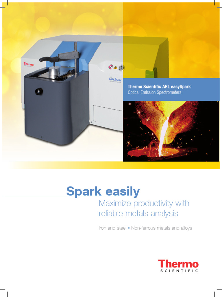 Spark Easily: Maximize Productivity With Reliable Metals Analysis | PDF