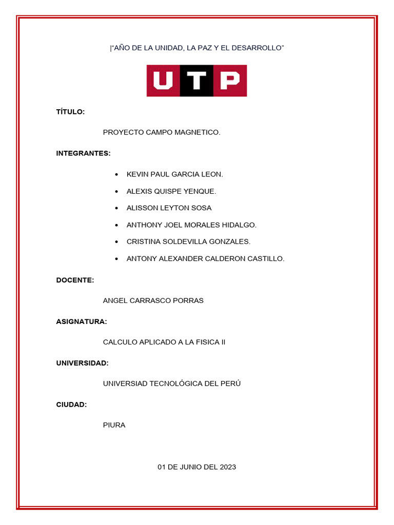 Proyecto Final - Caf II | PDF