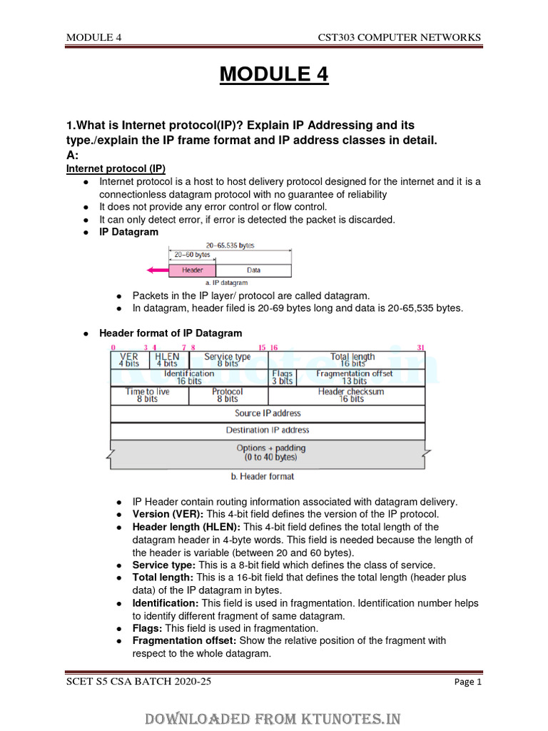 M4 Questions and Answers | PDF | I Pv6 | Internet Protocols