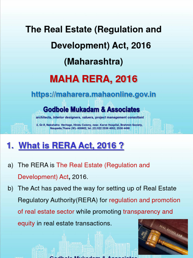 Rera Final PDF | PDF