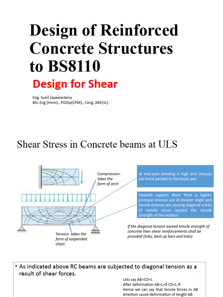 4 Shear Design | PDF | Beam (Structure) | Stress (Mechanics)