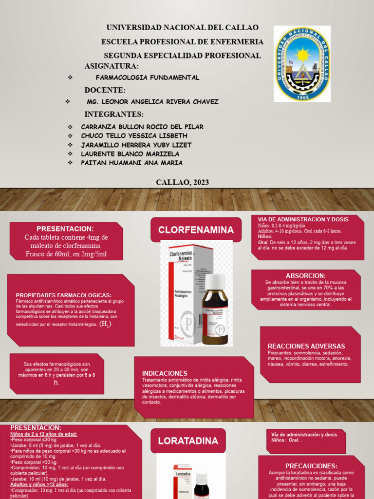 Infografia de Antihistaminicos | PDF