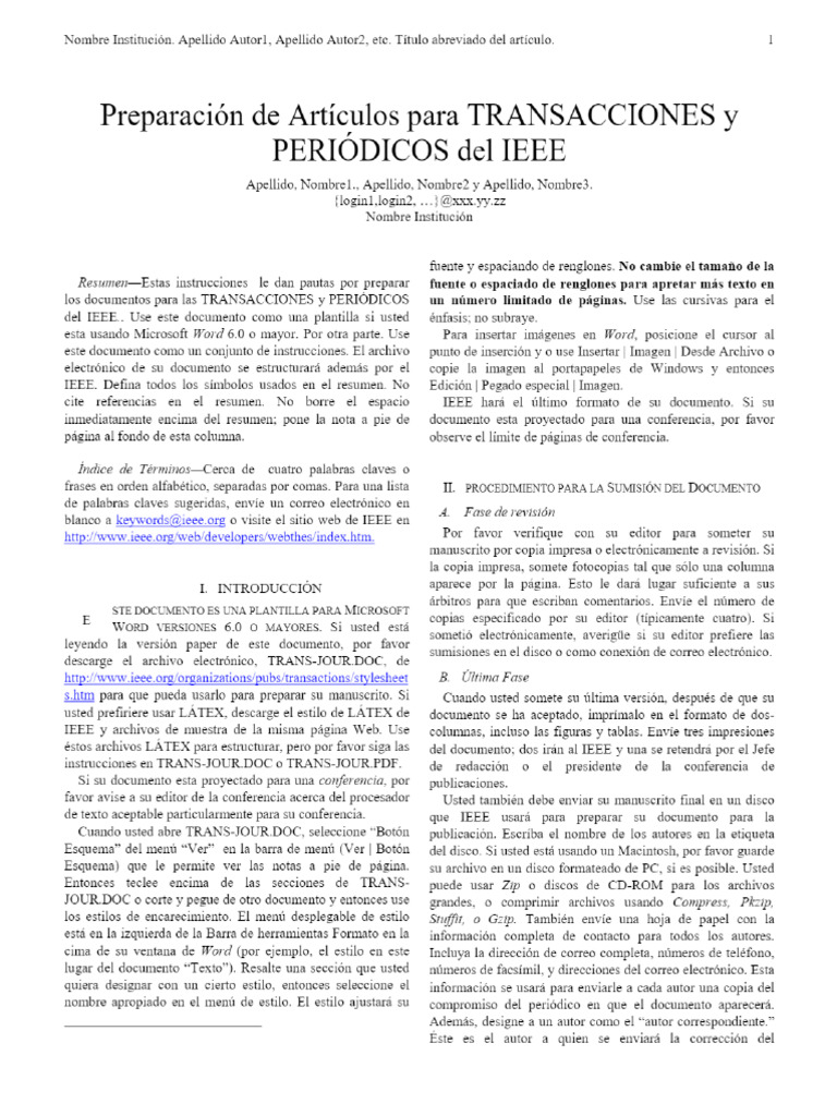 Descargar Formato IEEE | PDF