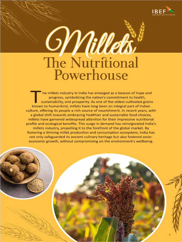 Millets The Nutritional Powerhouse Pdf