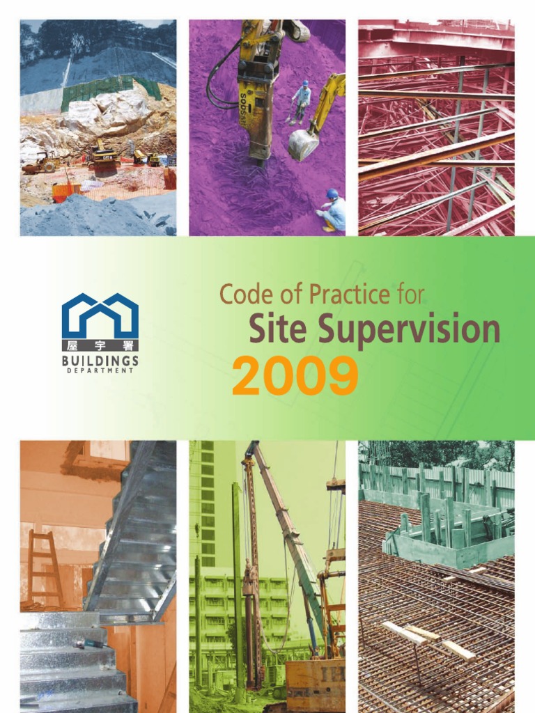 CODE of PRACTICE For Site Supervision | PDF | Internet Protocol Suite ...