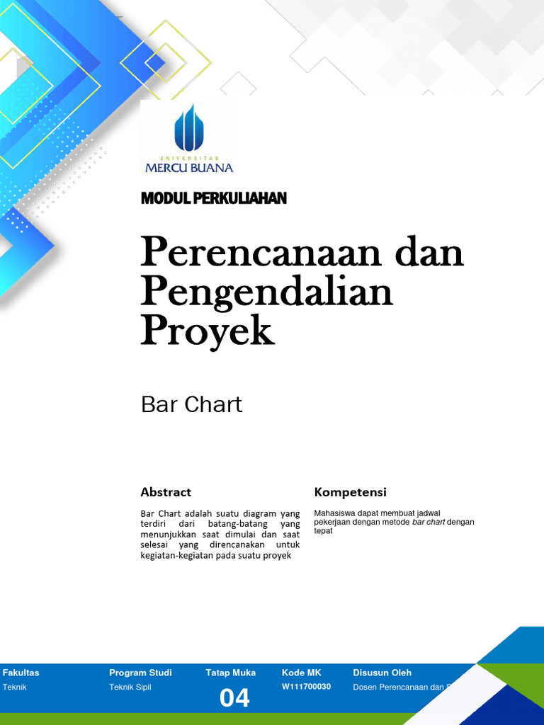 Modul 4 Perencanaan Dan Pengendalian Proyek | PDF | Seni | Komputer