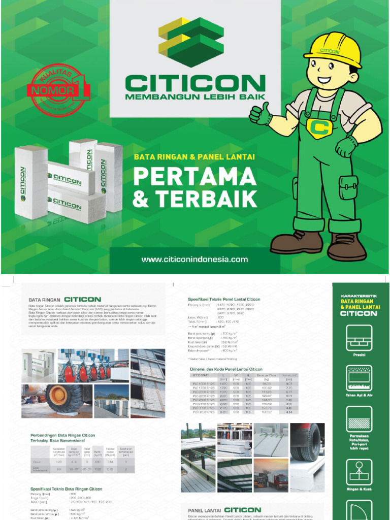 Bata Ringan Citicon | PDF
