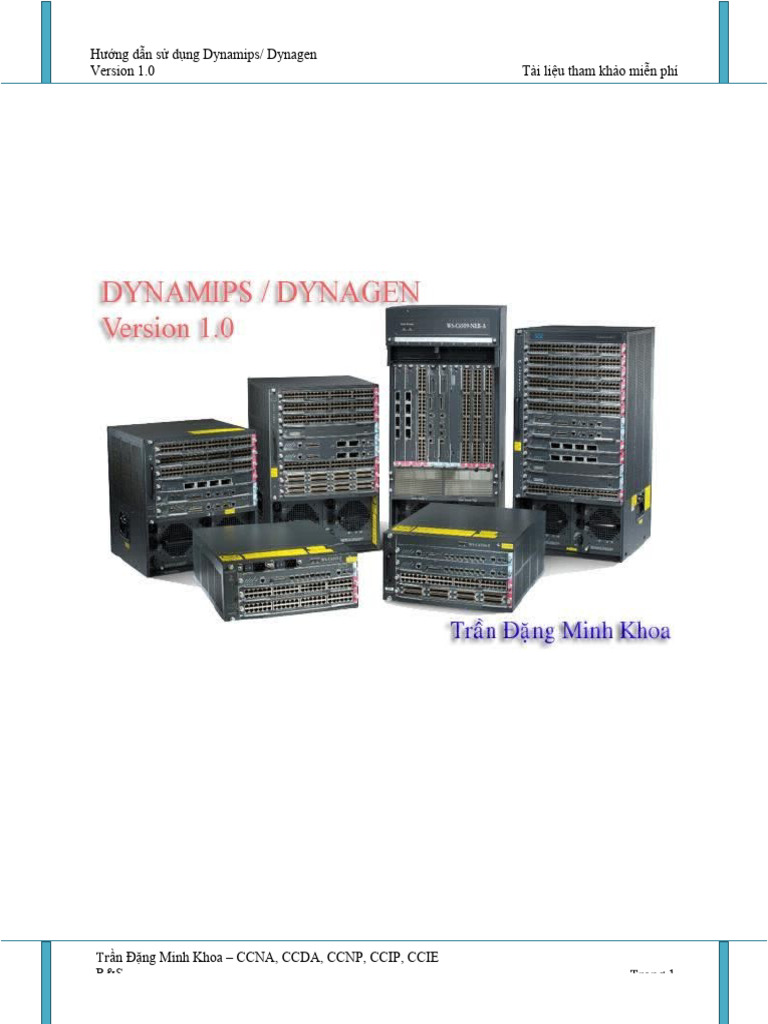 Hướng dẫn sử dụng Dynamips - Dynagen - 9961 | PDF