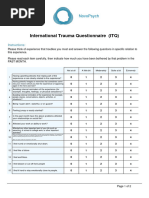 Msi BPD Borderline Personality Disorder Assessment Blank Form | PDF ...