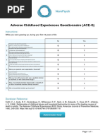 Childhood Trauma Questionnaire | PDF | Psychological Trauma | Self ...