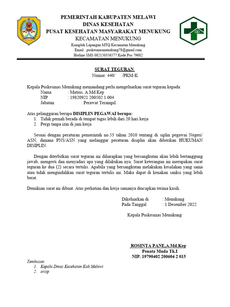 Surat SP 2 | PDF