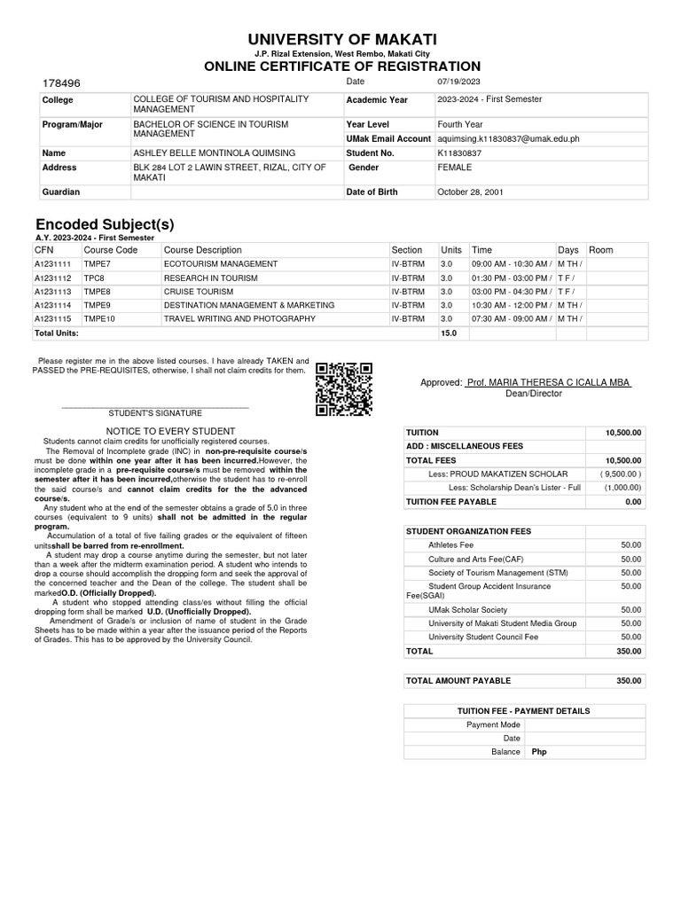 Certificate of Registration | PDF