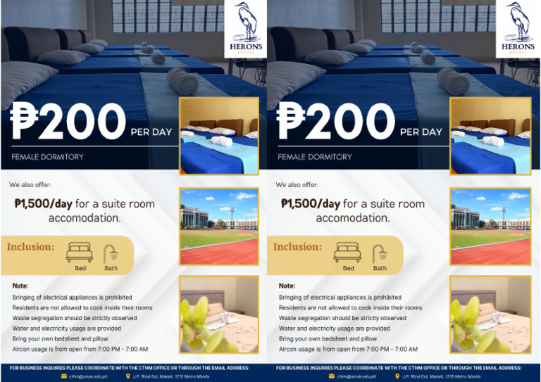 Hostel Advertisement | PDF