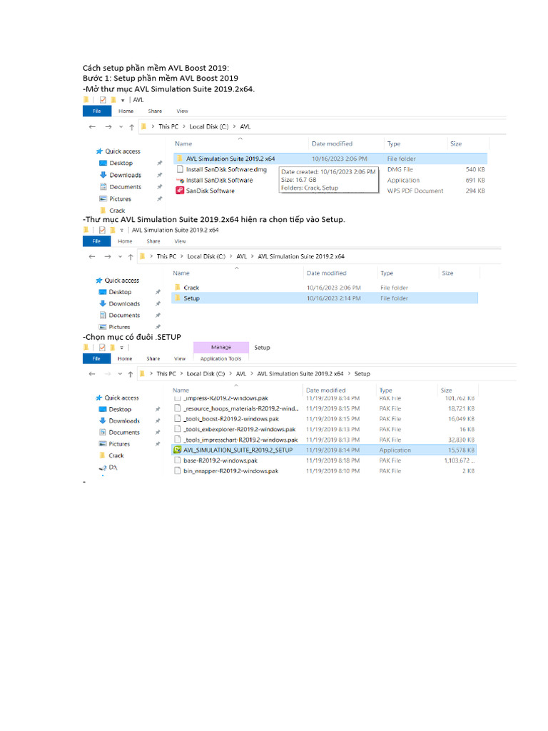 Cách setup phần mềm AVL Boost 2019 | PDF