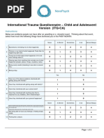 SCARED - Scoring Guide | PDF | Anxiety | Anxiety Disorder