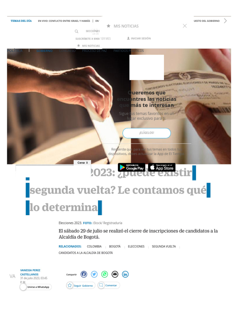 ¿Por Qué Se Habla de Segunda Vuelta en Elecciones | Descargar gratis PDF | Sistema de dos rondas ...