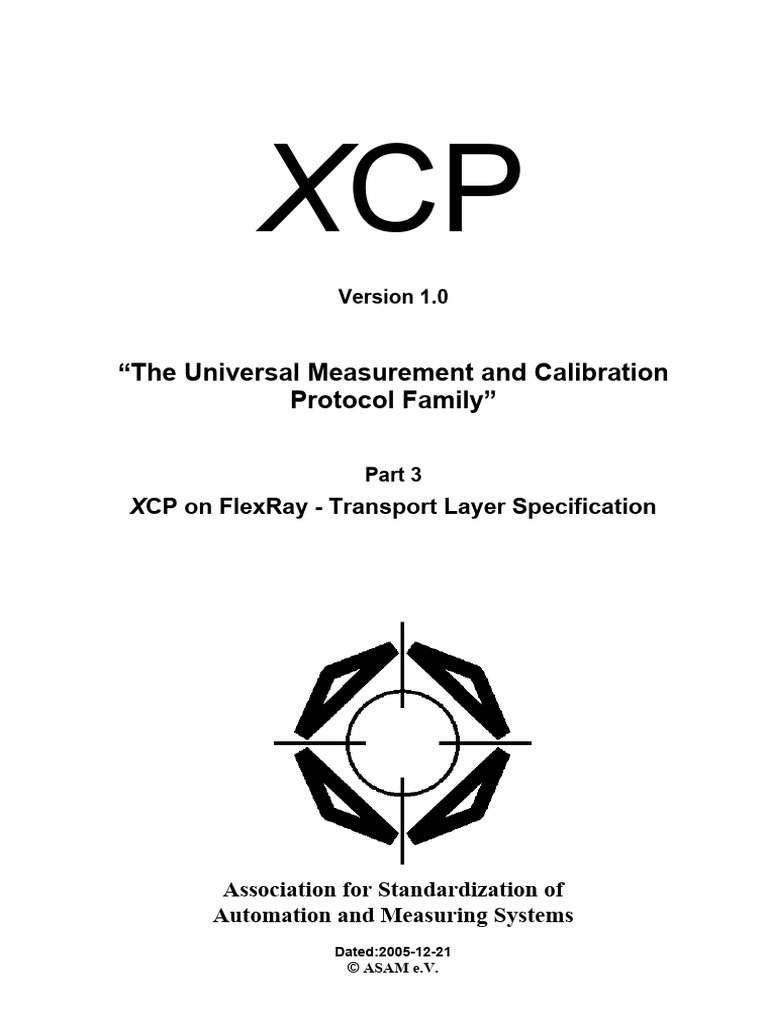 XCP on FlexRay: Transport Layer Spec | PDF | Internet Protocol Suite | Internet Protocols