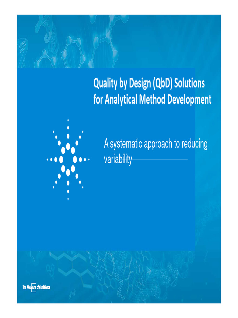 QBD SOlutions For Analytical Method Development | PDF | High ...