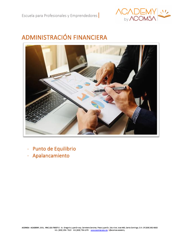 07. Ejercicios Punto de Equilibrio y Apalancamiento | PDF | Apalancamiento (Finanzas) | Dinero