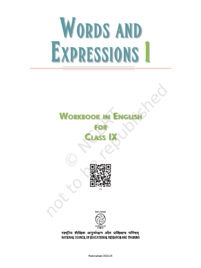 Class IX English Workbook Overview | PDF | Reading Comprehension | Learning