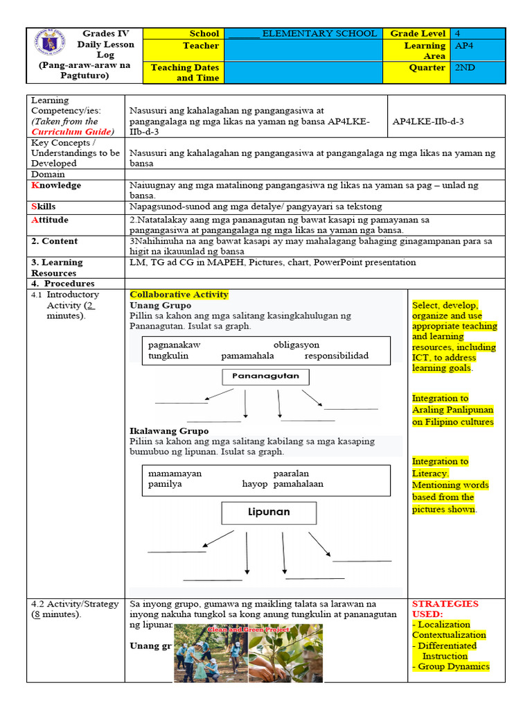 Cot Ap4 2nd Pangangasiwa at Pangangalaga | PDF