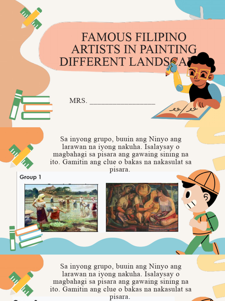 ARTS5-Q2-Famous Filipino Artists in Painting Different Landscapes | PDF
