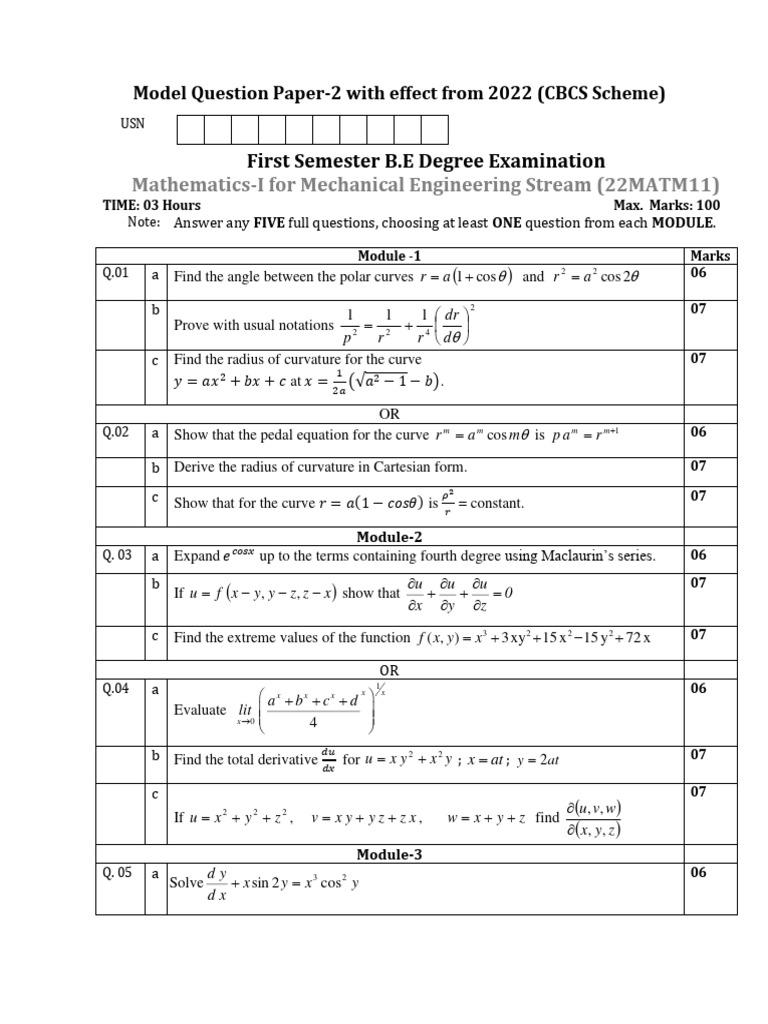 22 MATM11 Set 2 | PDF | Applied Mathematics | Mathematical Analysis