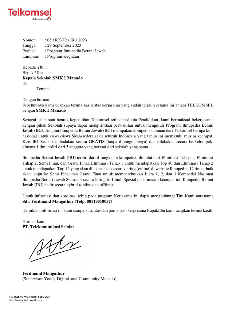 Surat proposal | PDF