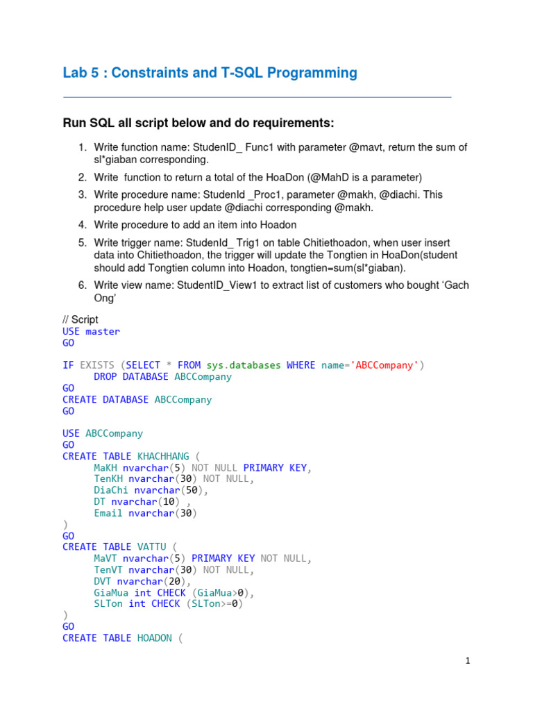 Lab 5 | PDF | Application Software | Computer Data