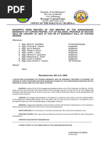 Resolution Realignment Sample Format | PDF | Philippines