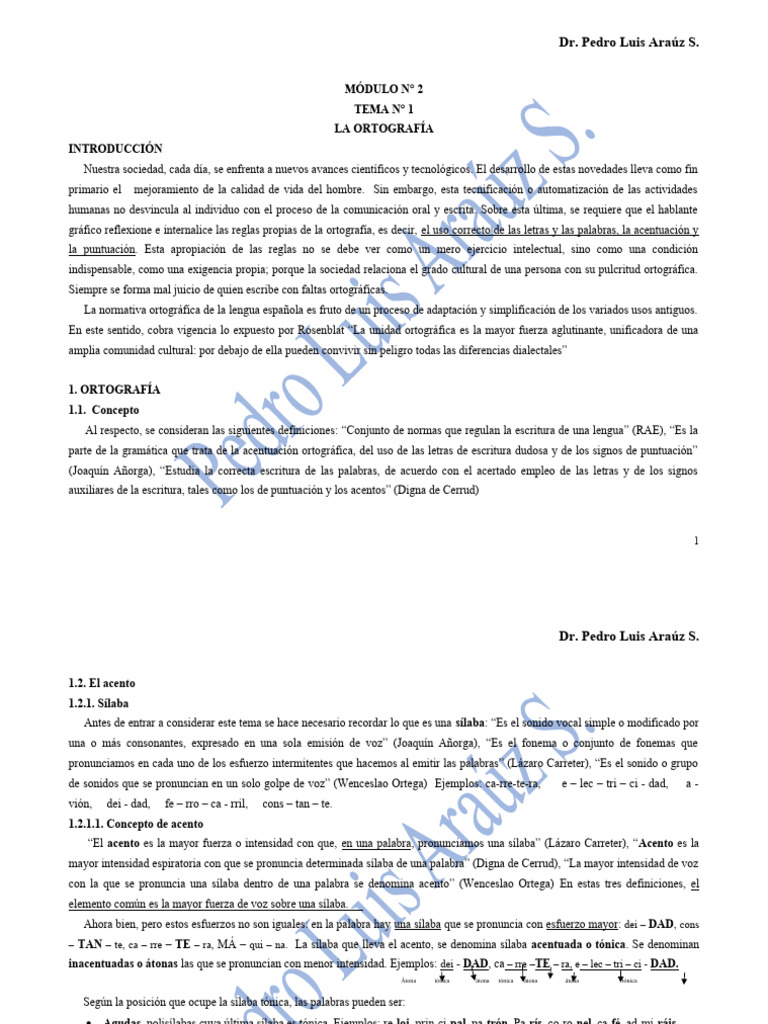 Módulo #2 Ortografía 150a | PDF