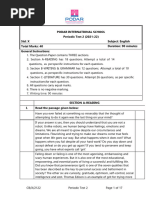 12th English - Question Paper Model With Answer Keys For Public Exam ...