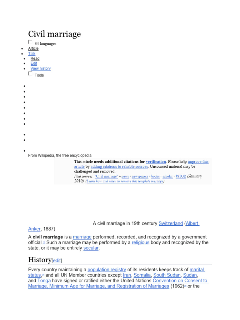 Civil Marriage | PDF | Civil Marriage | Family Law