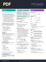 Salt Cfa Level 2 Formulasheet 2024 | PDF | Errors And Residuals | Regression Analysis