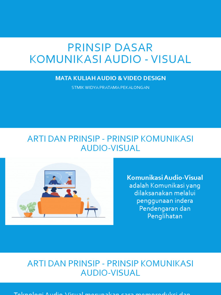 Prinsip Komunikasi Audio-Visual | PDF | Karier & Perkembangan