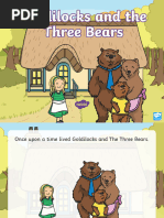 Goldilocks and The Three Bears - Worksheets | PDF | Goldilocks And The ...