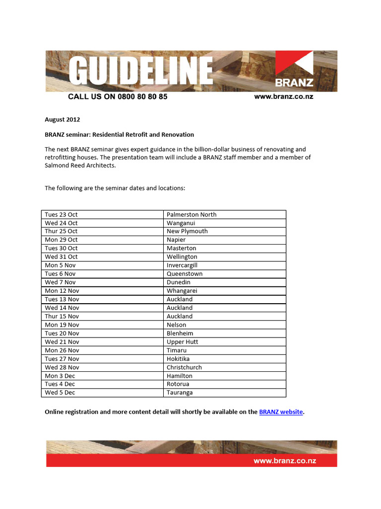 BRANZ Guideline Aug 2012 | Download Free PDF | Foundation (Engineering ...