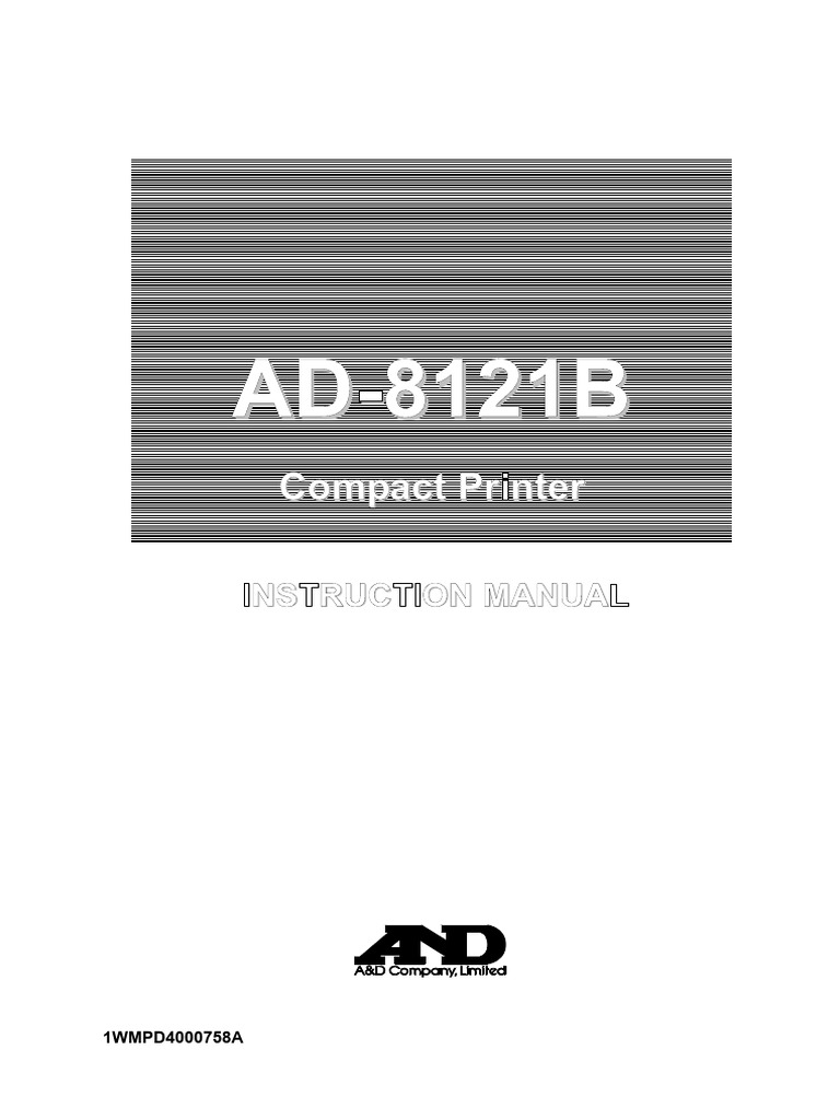 Compact Printer Instruction Manual Pdf Printer Computing Electrical Connector 