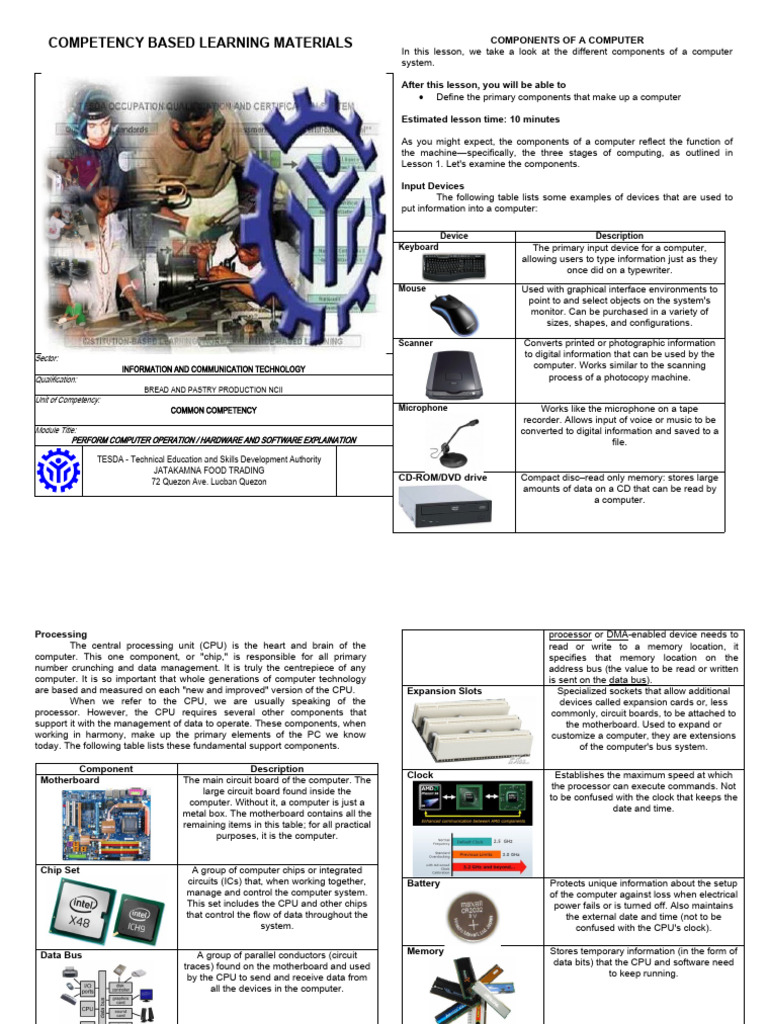 CBLM Perform Computer PDF Free | PDF | Computer Monitor | Hard Disk Drive