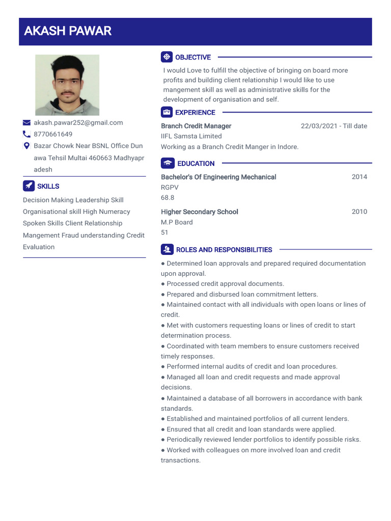 Akash Pawar Resume | PDF