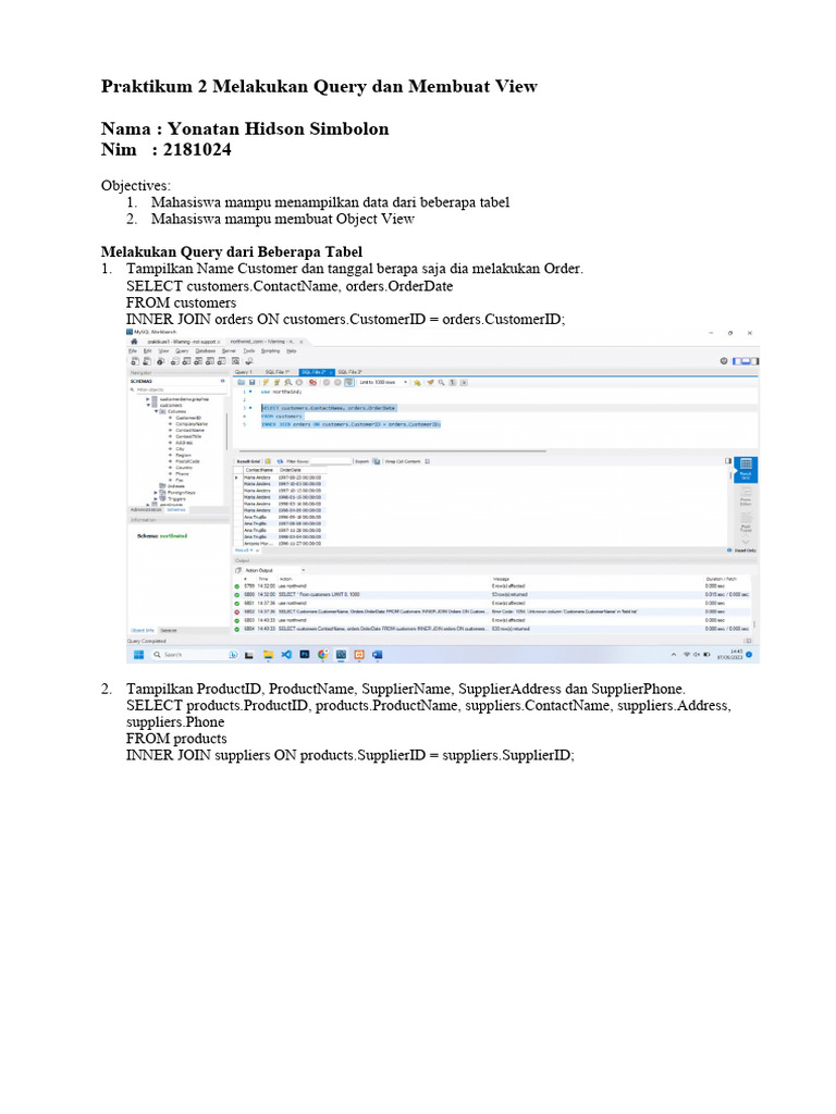 Praktikum 2 | PDF | Information Technology | Computer Data