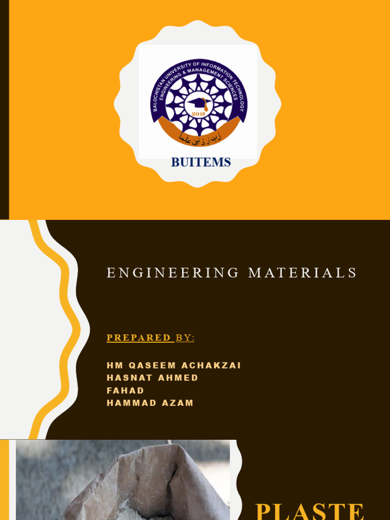 Plaster of Paris C | PDF | Plaster | Chemistry