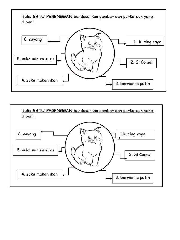 karangan kucing saya | PDF