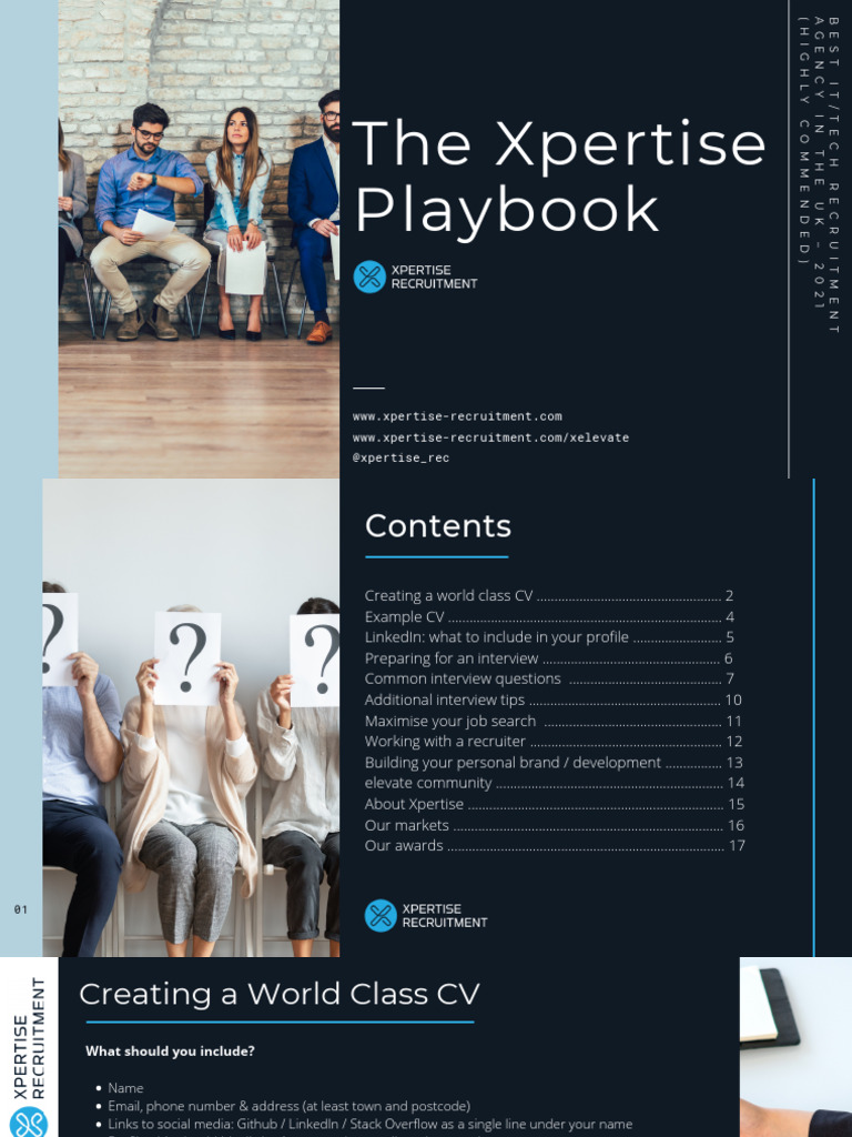 The-Xpertise-Playbook For Job Seekers | PDF | Linked In | Recruitment