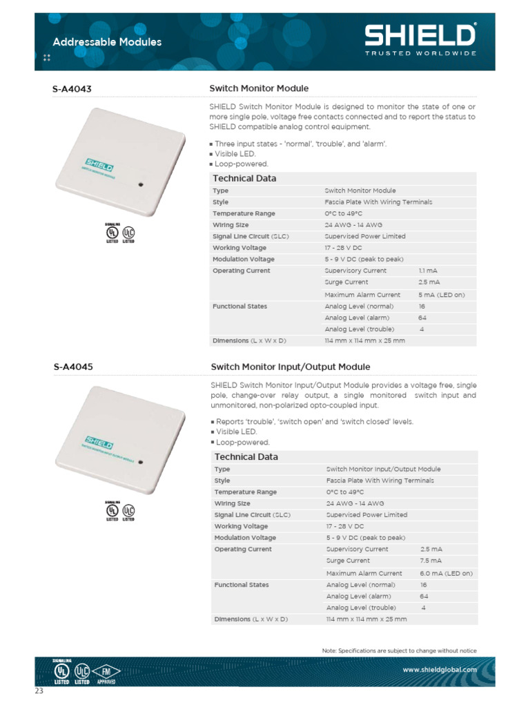 Switch Monitor Module Shield | PDF | Switch | Electrical Wiring